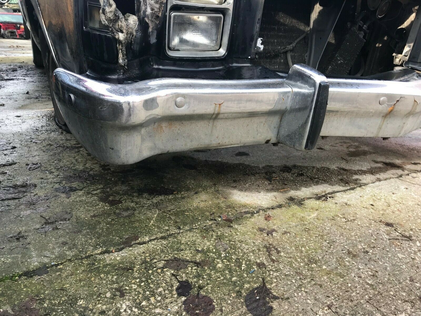 ford ranchero front bumper chrome Front Bumper 1970 1971 70 71 Ford ...