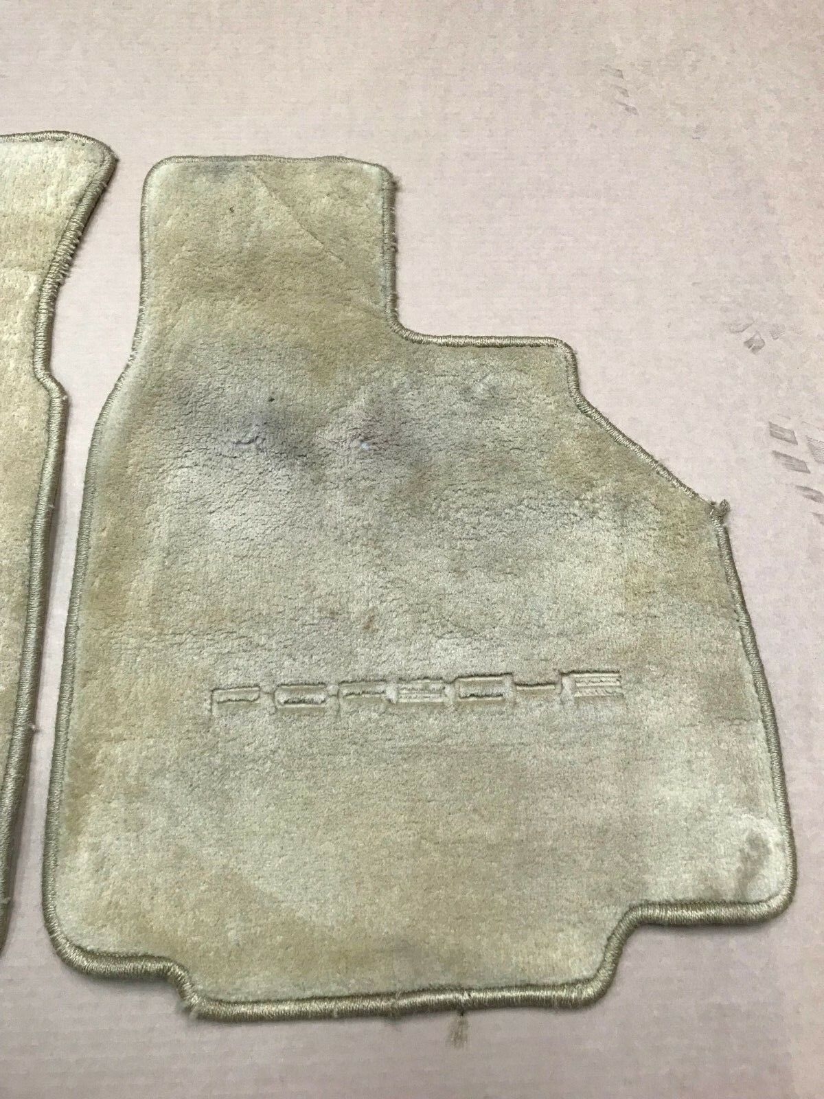GENUINE PORSCHE BOXSTER MATS BOXSTER CREAM CARPET MATS PORSCHE MATS 986