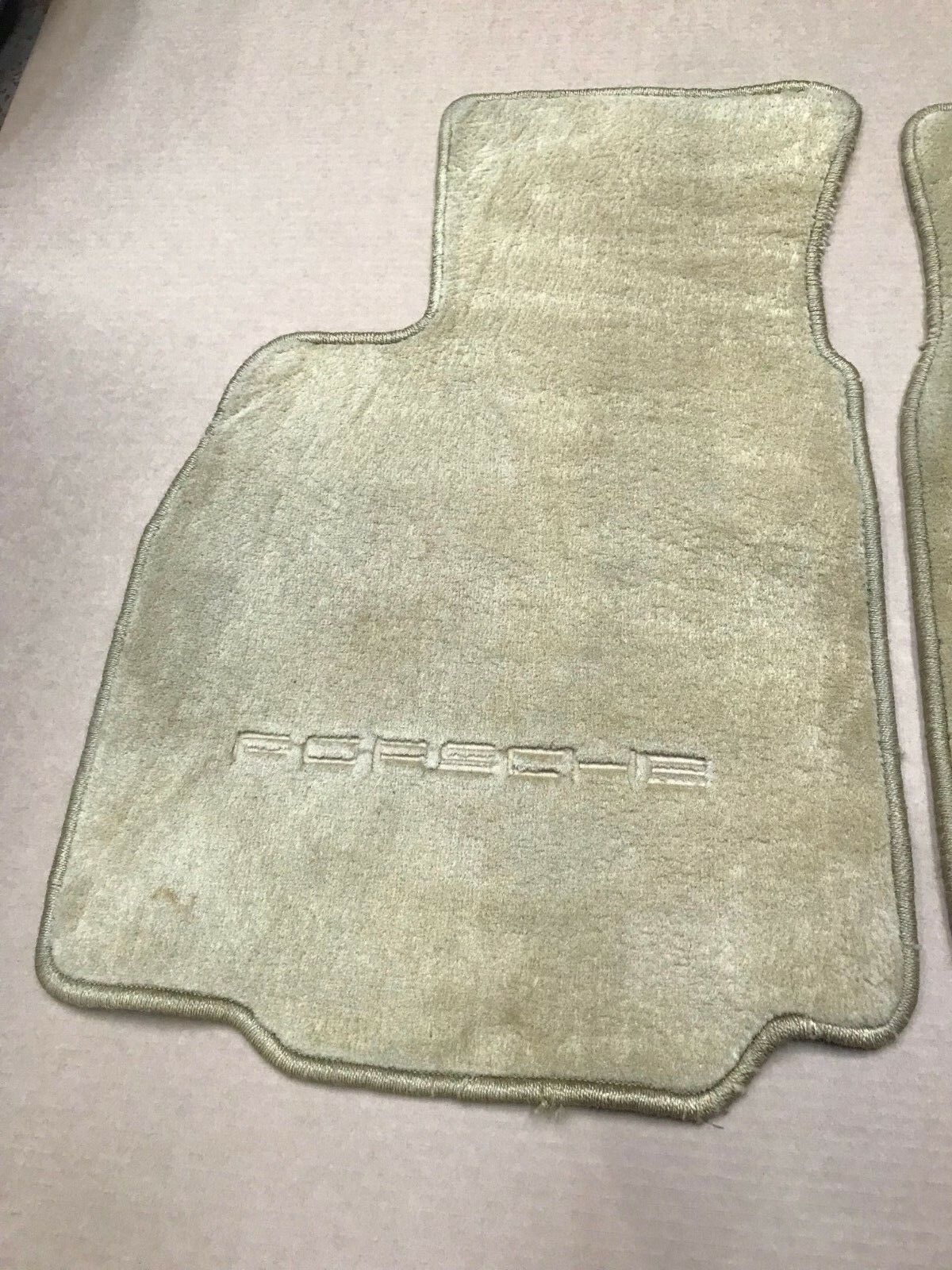 GENUINE PORSCHE BOXSTER MATS BOXSTER CREAM CARPET MATS PORSCHE MATS 986