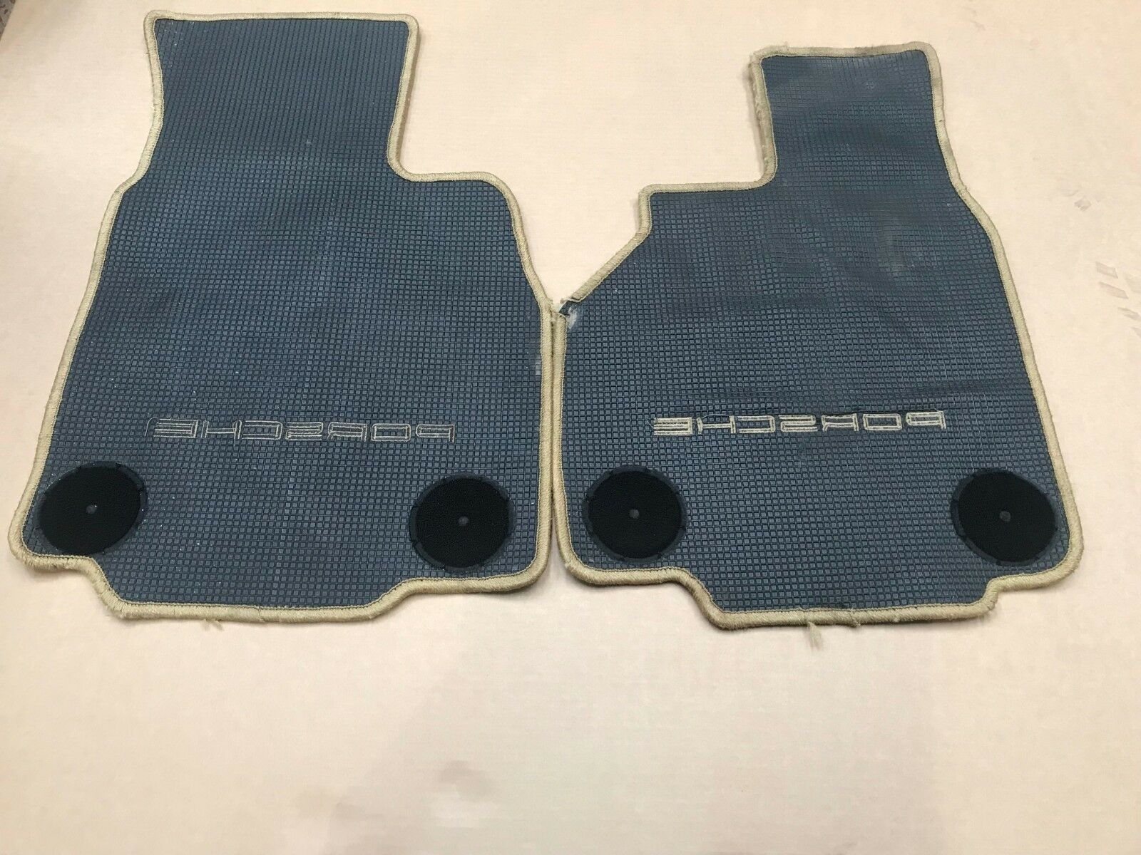 GENUINE PORSCHE BOXSTER MATS BOXSTER CREAM CARPET MATS PORSCHE MATS 986