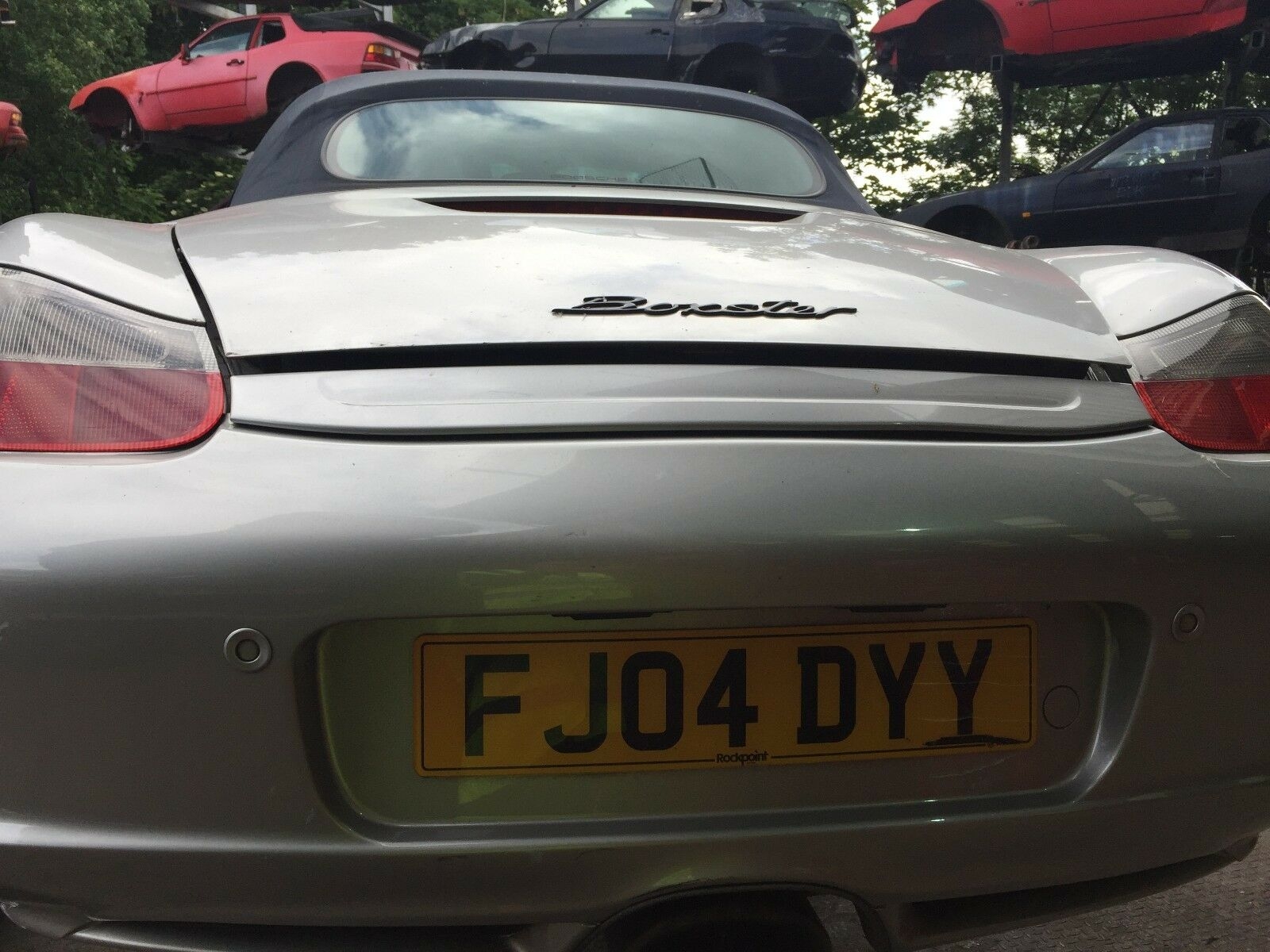 PORSCHE BOXSTER REAR BUMPER FACELIFT BUMPER WITH PARK ASSIST FJ04 DYY