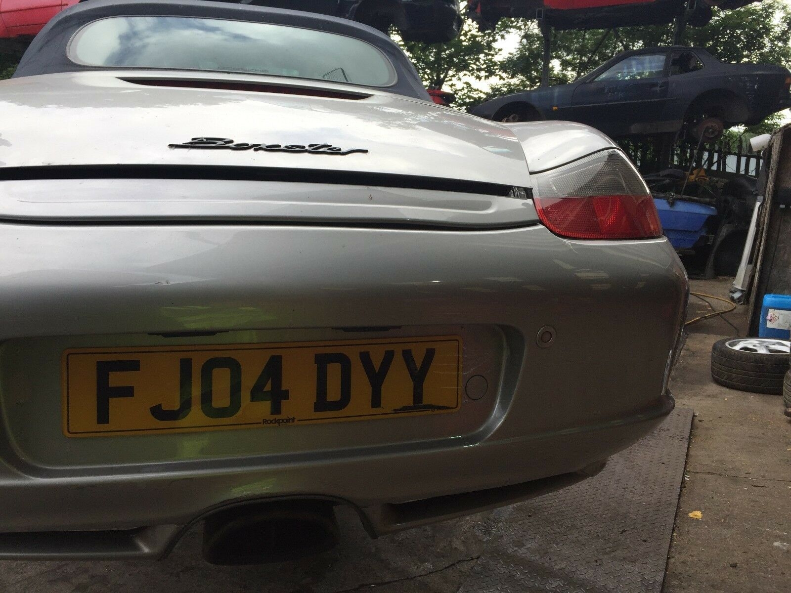 PORSCHE BOXSTER REAR BUMPER FACELIFT BUMPER WITH PARK ASSIST FJ04 DYY