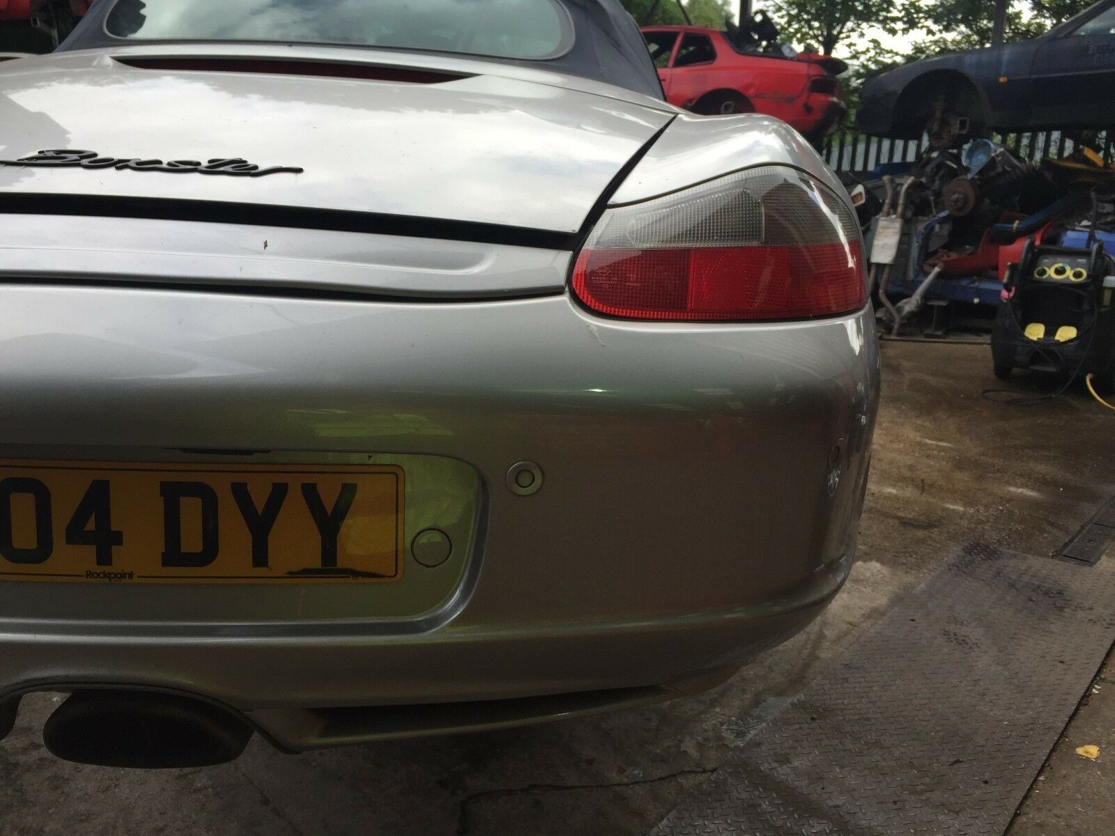 PORSCHE BOXSTER REAR BUMPER FACELIFT BUMPER WITH PARK ASSIST FJ04 DYY