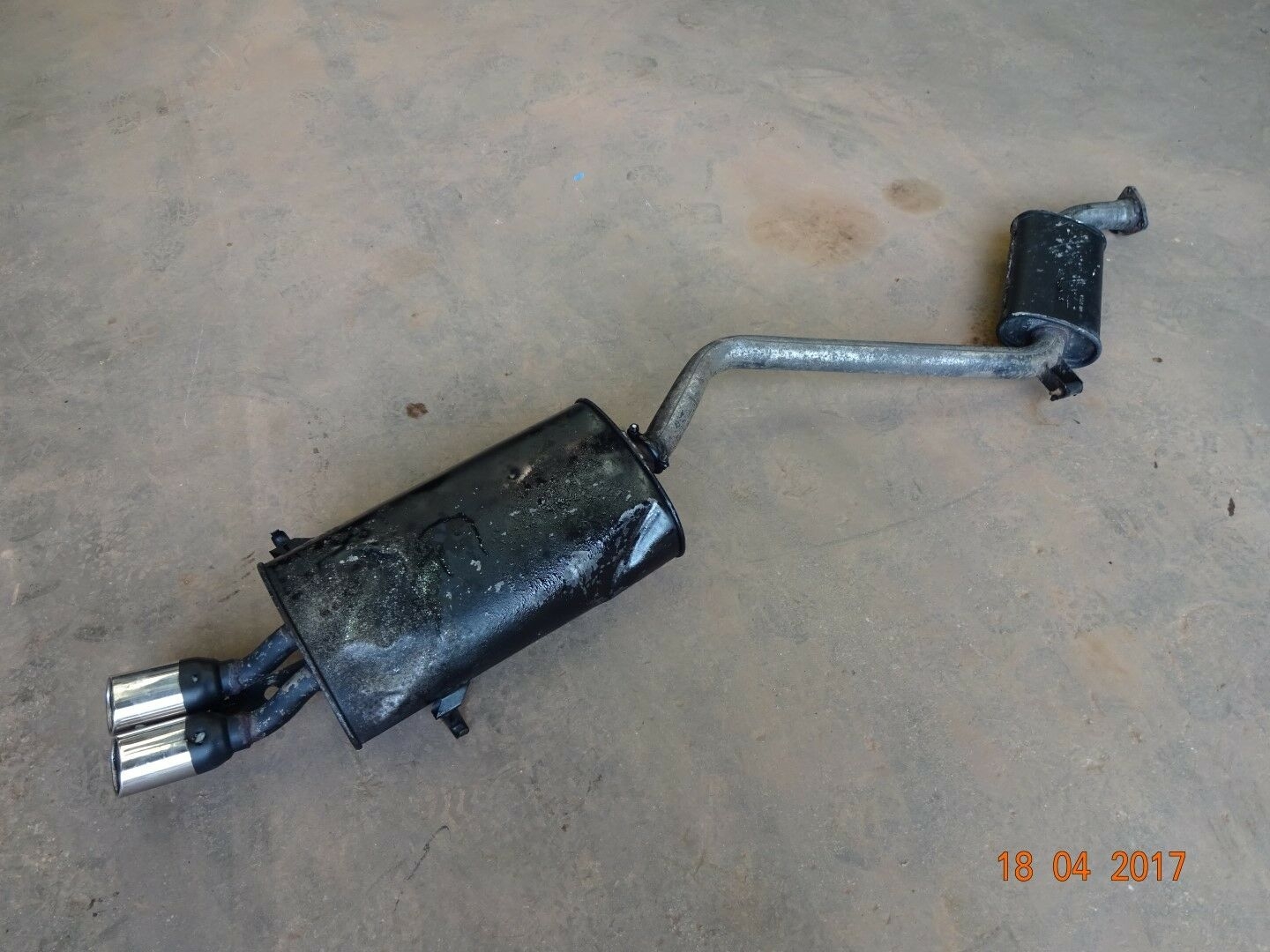 MASERATI QUATTROPORTE EVOLUTION V8 EXHAUST SILENCER / N/S BACK BOX MAZ EVO