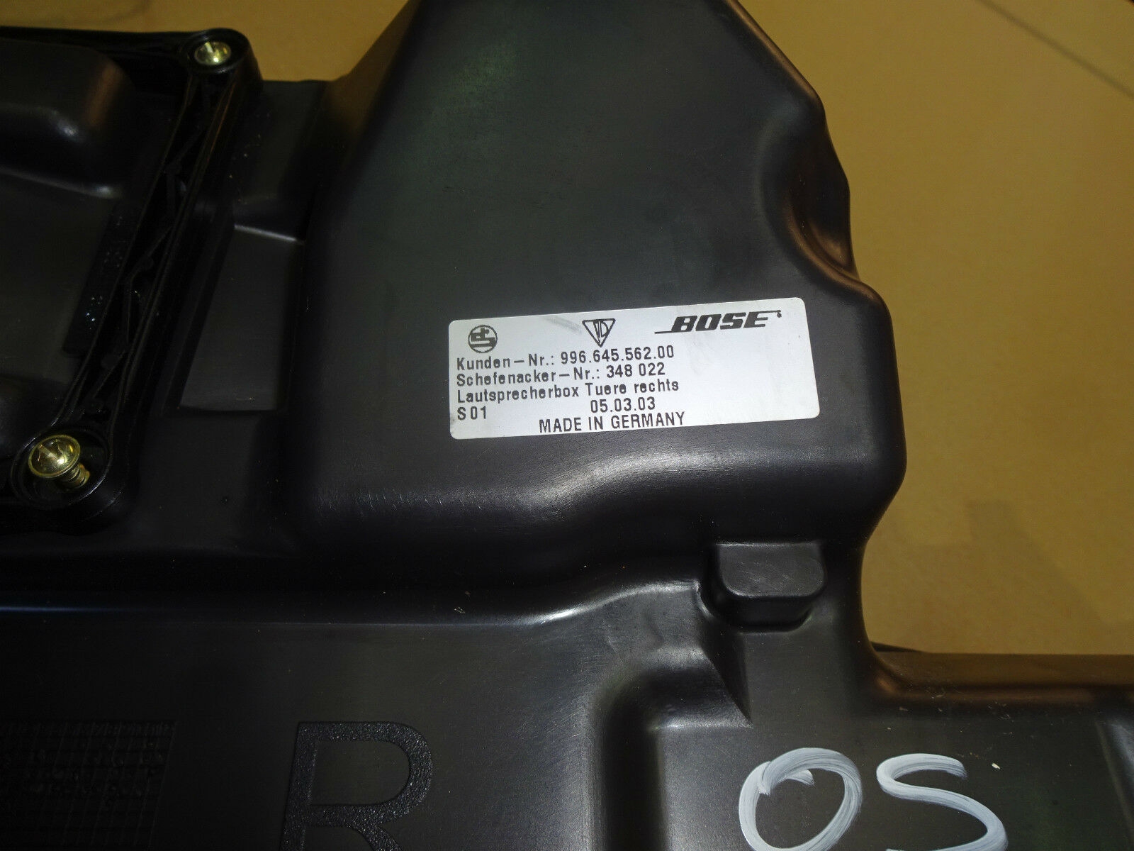 PORSCHE BOXSTER O/S BOSE DOOR SPEAKER PORSCHE 996 SPEAKER BOXSTER BOSE ...