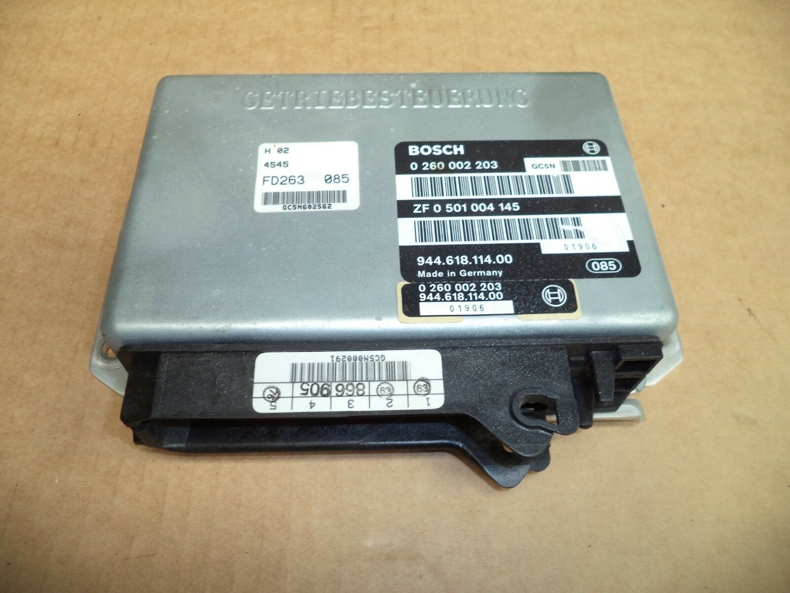PORSCHE 968 TIPTRONIC GEARBOX ECU 94461811400 BOSCH 0260002203 FSK587