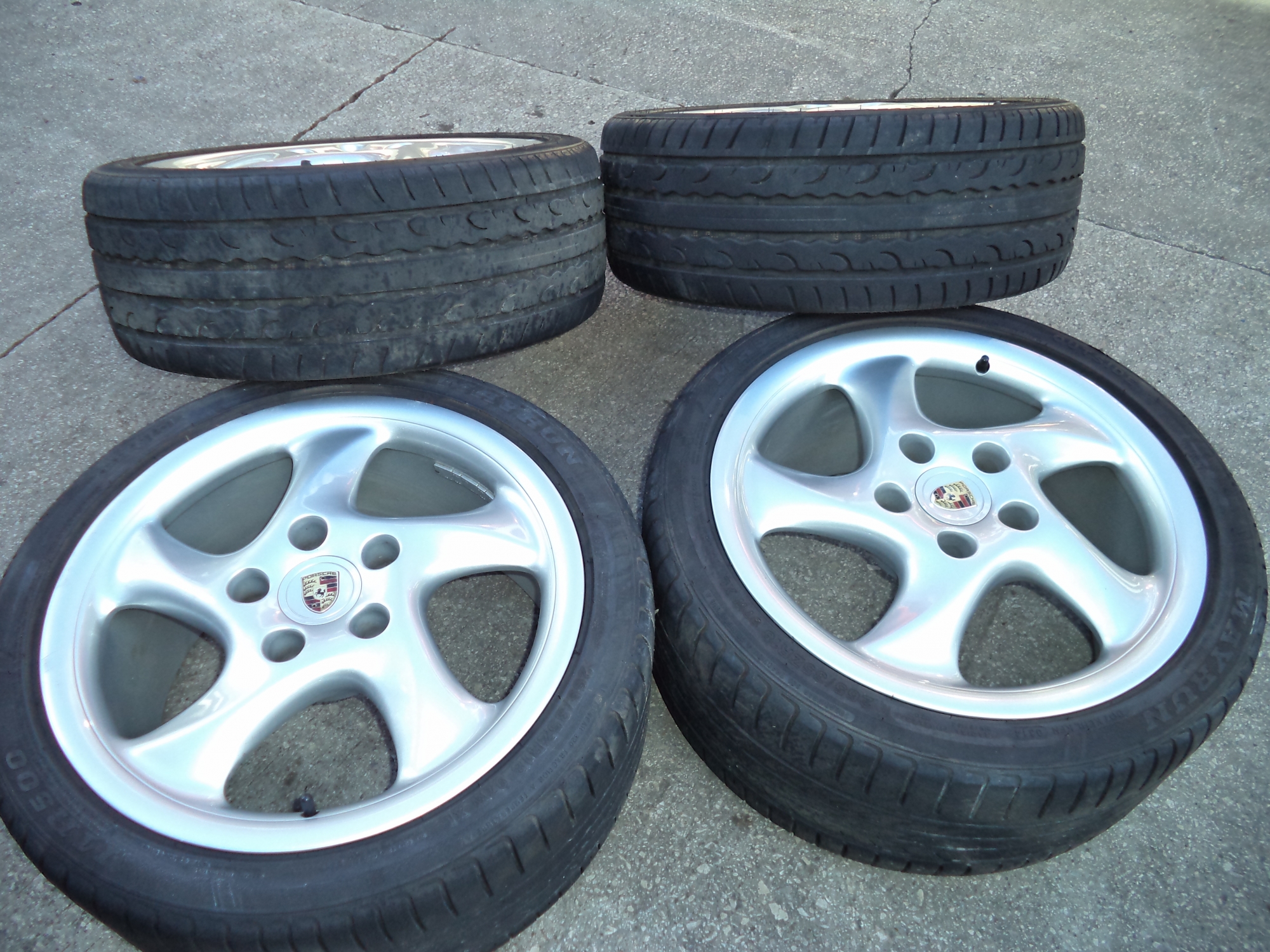 PORSCHE BOXSTER 986 ALLOY WHEELS - BOXSTER TWIST ALLOYS LN51OLJ ...