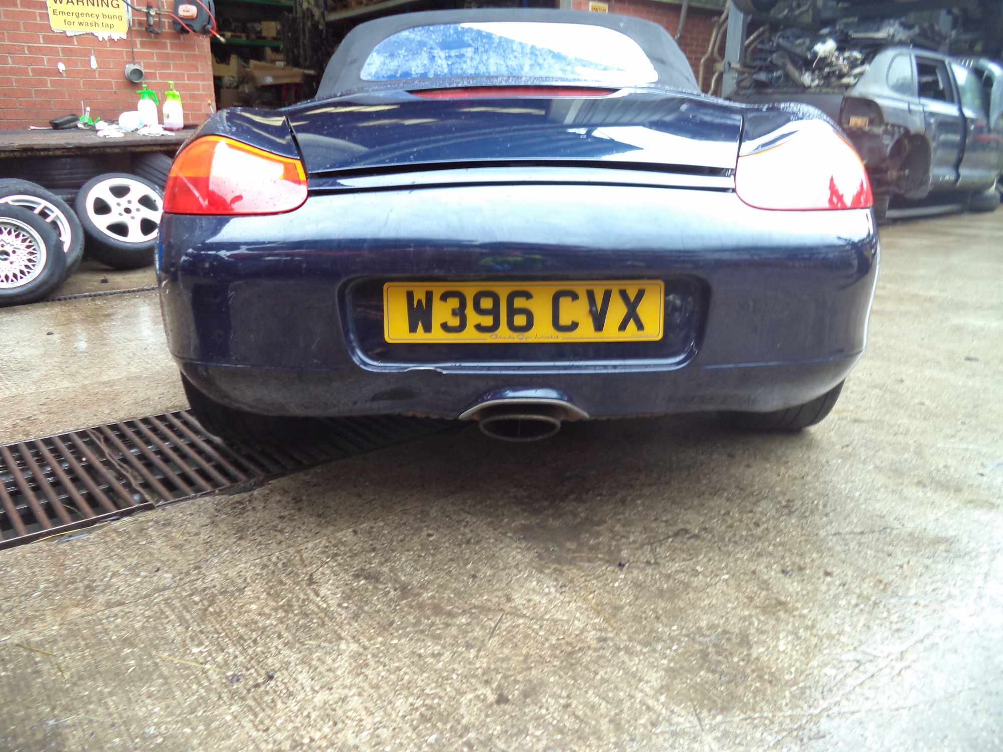 PORSCHE BOXSTER 986 REAR BUMPER SUPPORT BAR W396CVX 98650502100