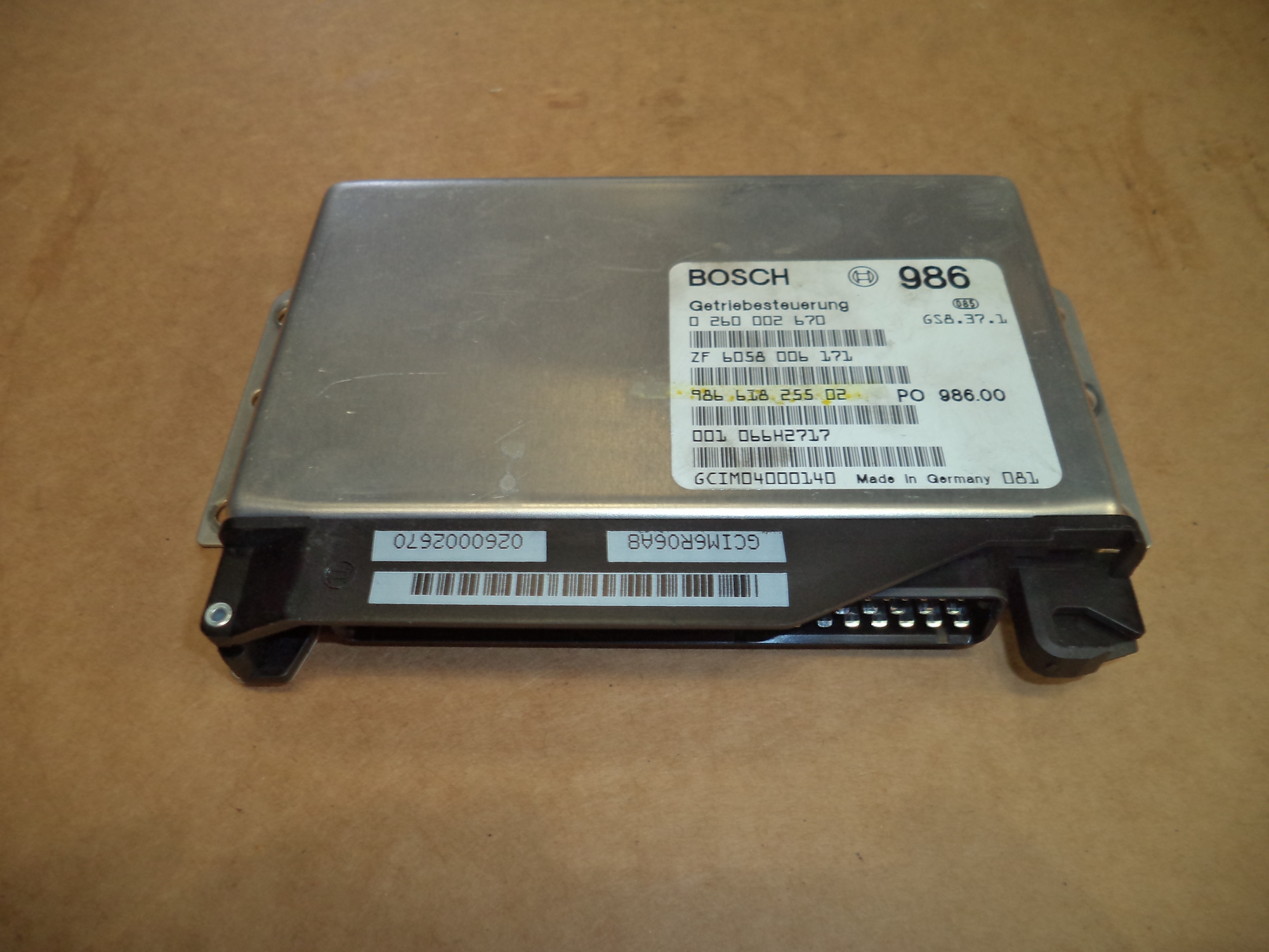 PORSCHE BOXSTER 986 TIPTRONIC GEARBOX ECU 98661825502