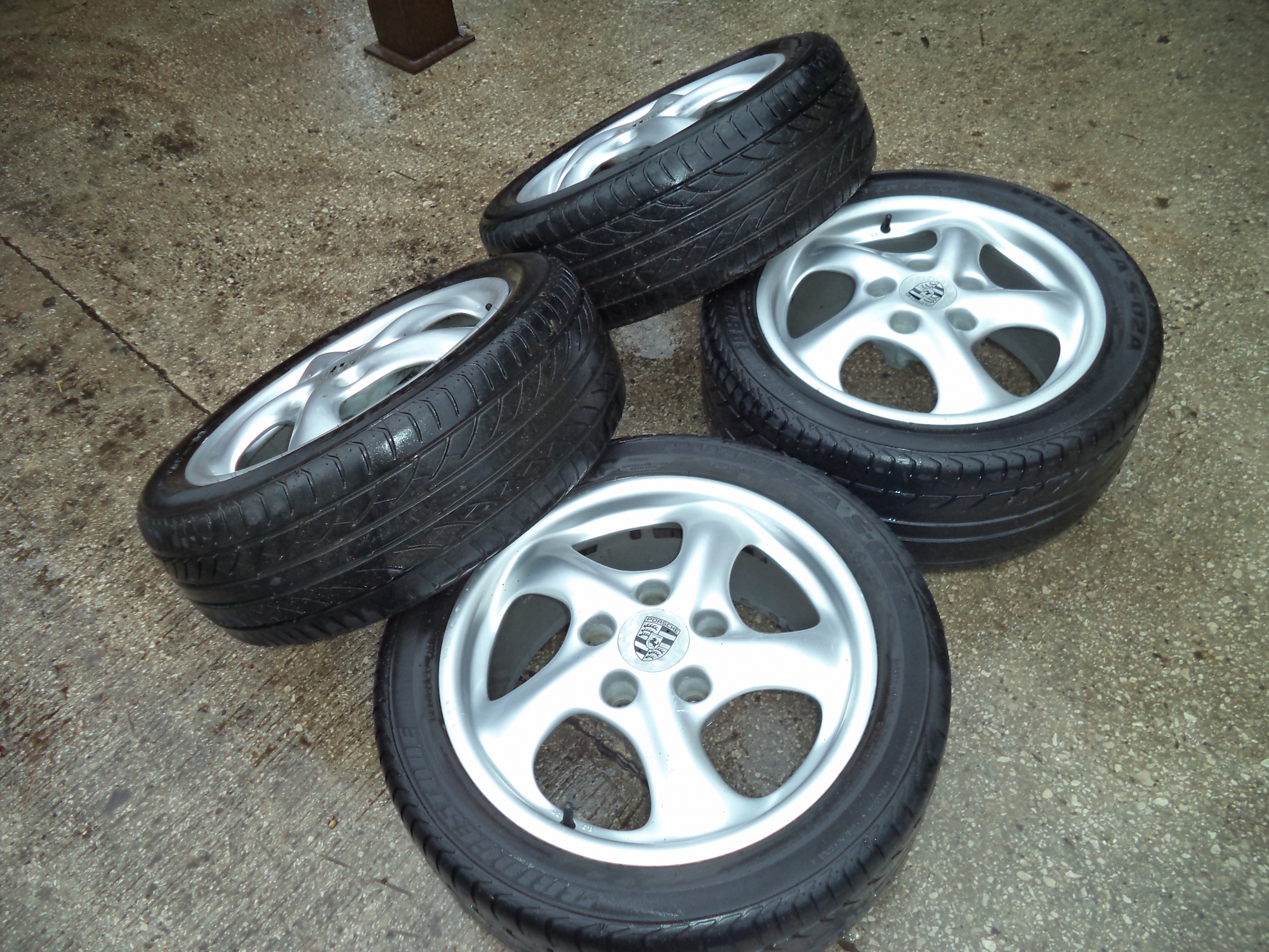 PORSCHE BOXSTER 986 17 ALLOY WHEELS BOXSTER WHEELS W396CVX