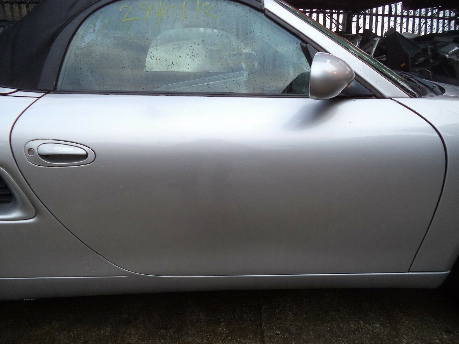 PORSCHE BOXSTER 986 911 996 OS DRIVERS SIDE DOOR SHELL ARCTIC SILVER ...