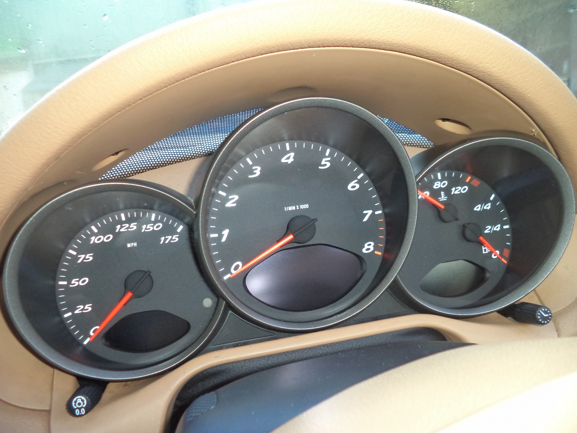 PORSCHE BOXSTER 987 DASHBOARD INSTRUMENT COVER PORSCHE 987 DASH POD AE55LZG