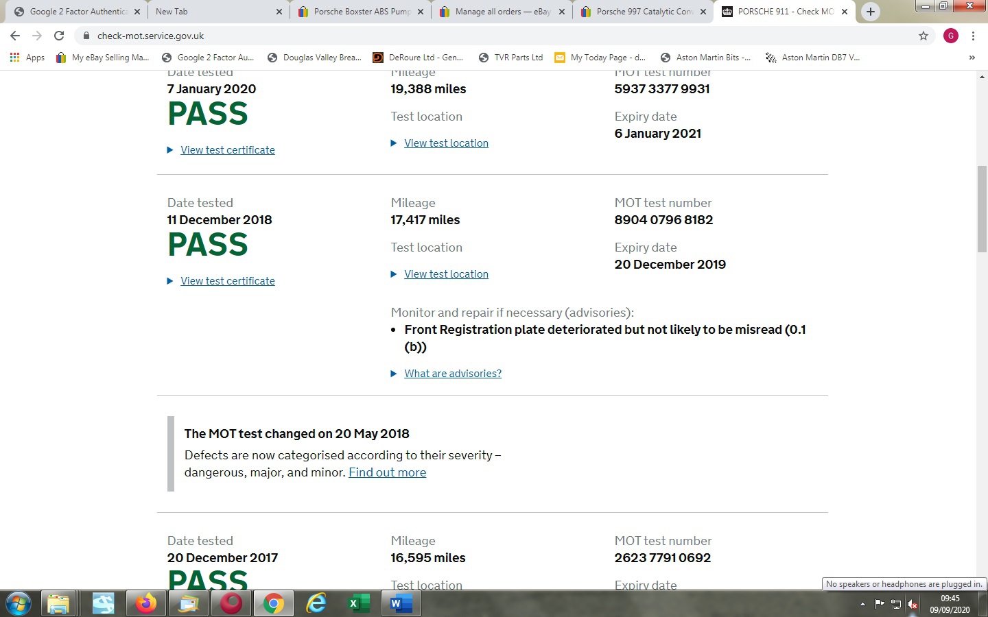 PORSCHE 997 O/S REAR LOWER SUSPENSION WISHBONE / COFFIN ARM 99733105301 ...