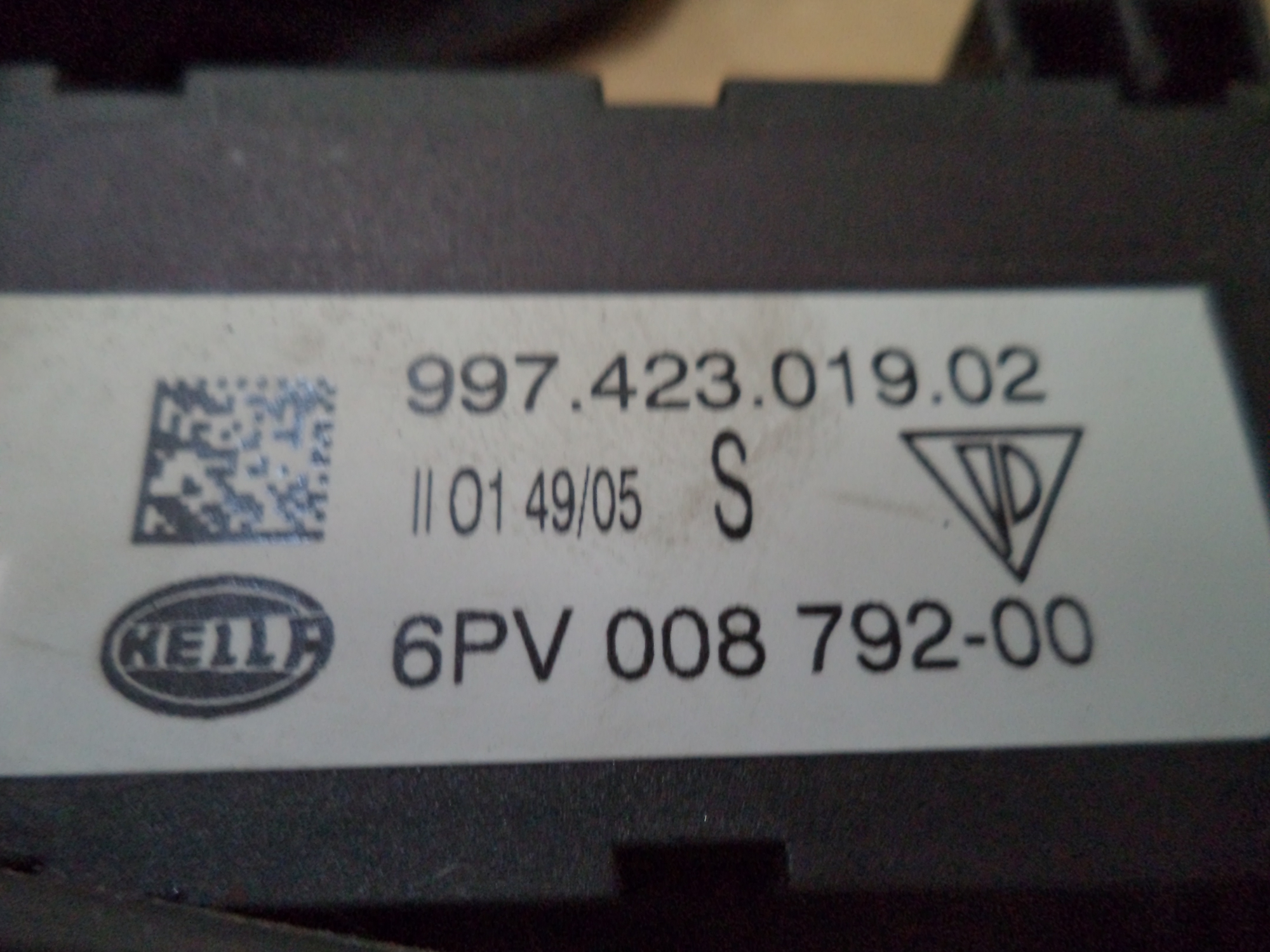 PORSCHE BOXSTER 987 ACCELERATOR PEDAL. 97742301902 Y2BAB J12