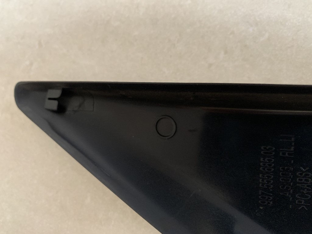 PORSCHE BOXSTER 987 DOOR MIRROR INTERIOR COVER 997.555.685.03 99755568503