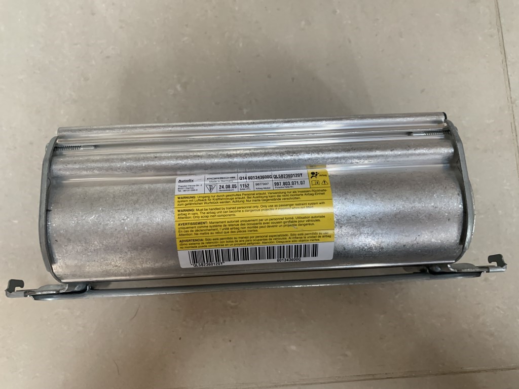 PORSCHE BOXSTER 987 AIR BAG PASSENGER SIDE 99780307107 KX55 CEA Air Bag