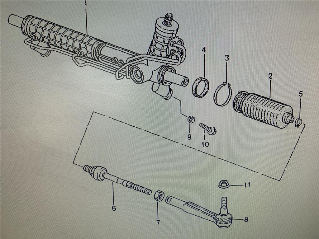 Porsche Boxster Steering Track Rod Arm & End Left or Right Side Track ...