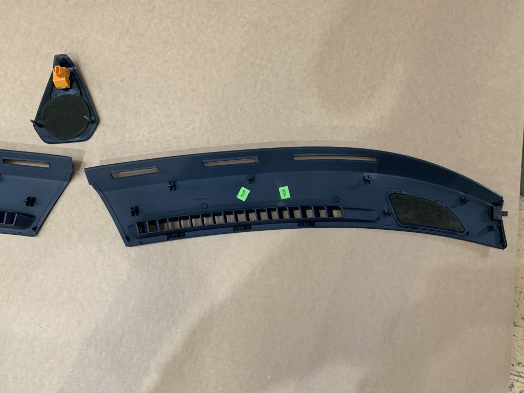 PORSCHE BOXSTER 987 DASH TOP TRIM BLUE KX55 CEA Interior Parts
