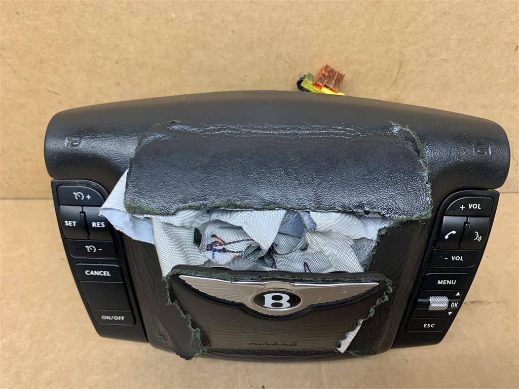 Bentley Continental GT Drivers Airbag Blue Deployed 2004 Year Bentley ...