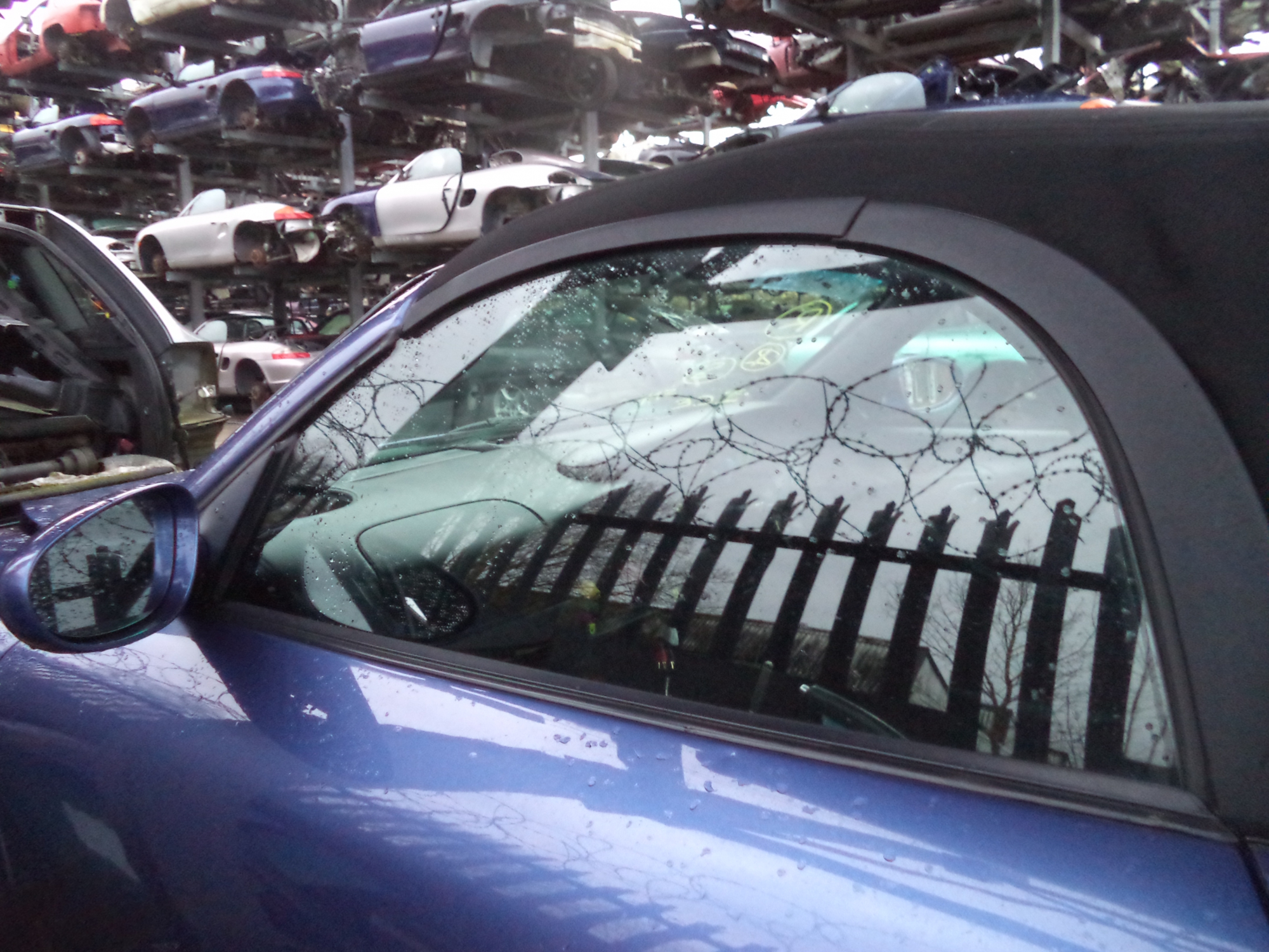 PORSCHE BOXSTER 986 PASSENGER SIDE WINDOW BOXSTER LEFT SIDE GLASS V819JTO