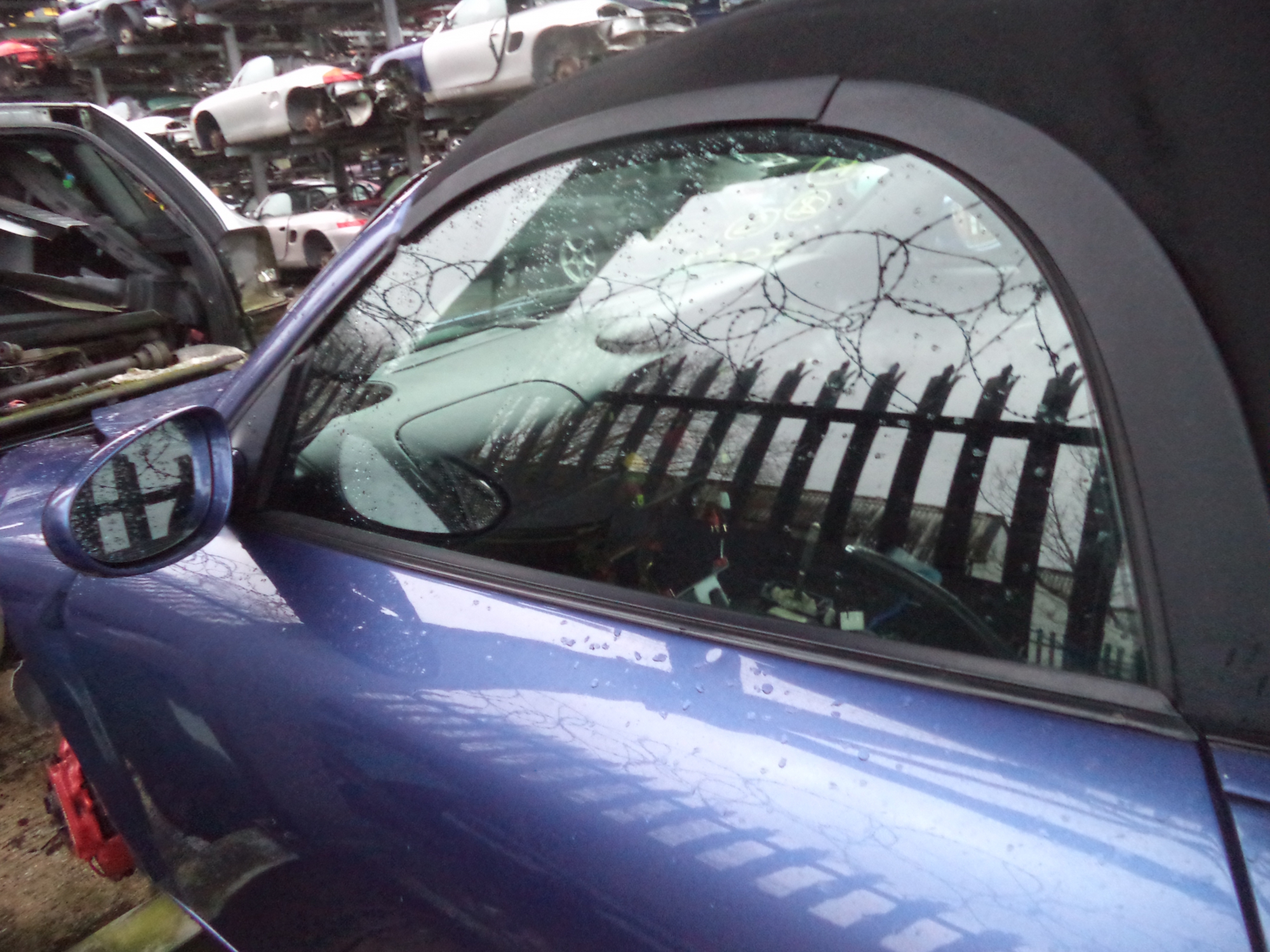 PORSCHE BOXSTER 986 PASSENGER SIDE WINDOW BOXSTER LEFT SIDE GLASS V819JTO