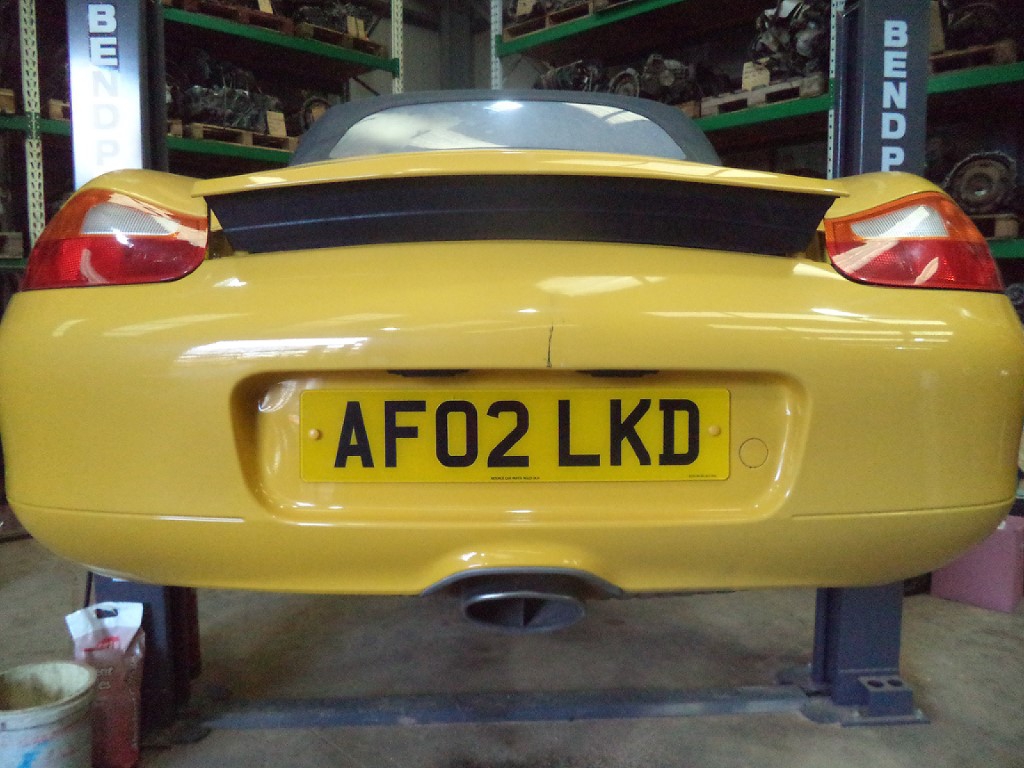 PORSCHE BOXSTER 986 REAR BUMPER IN SPEED YELLOW AF02 LKD MTMT 986 REAR ...