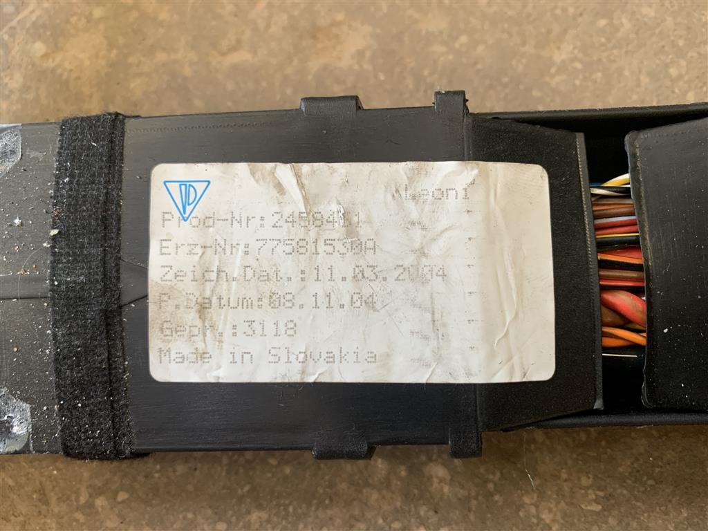 Porsche 997 Rear End Loom Porsche 997 Wiring Harness For Rear End ...