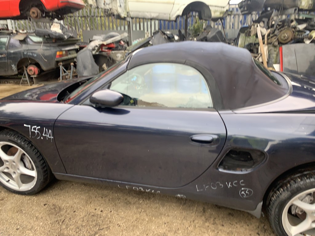 PORSCHE BOXSTER 986 DOOR SHELL NIGHT BLUE LEFT SIDE LF03 KCC JJ