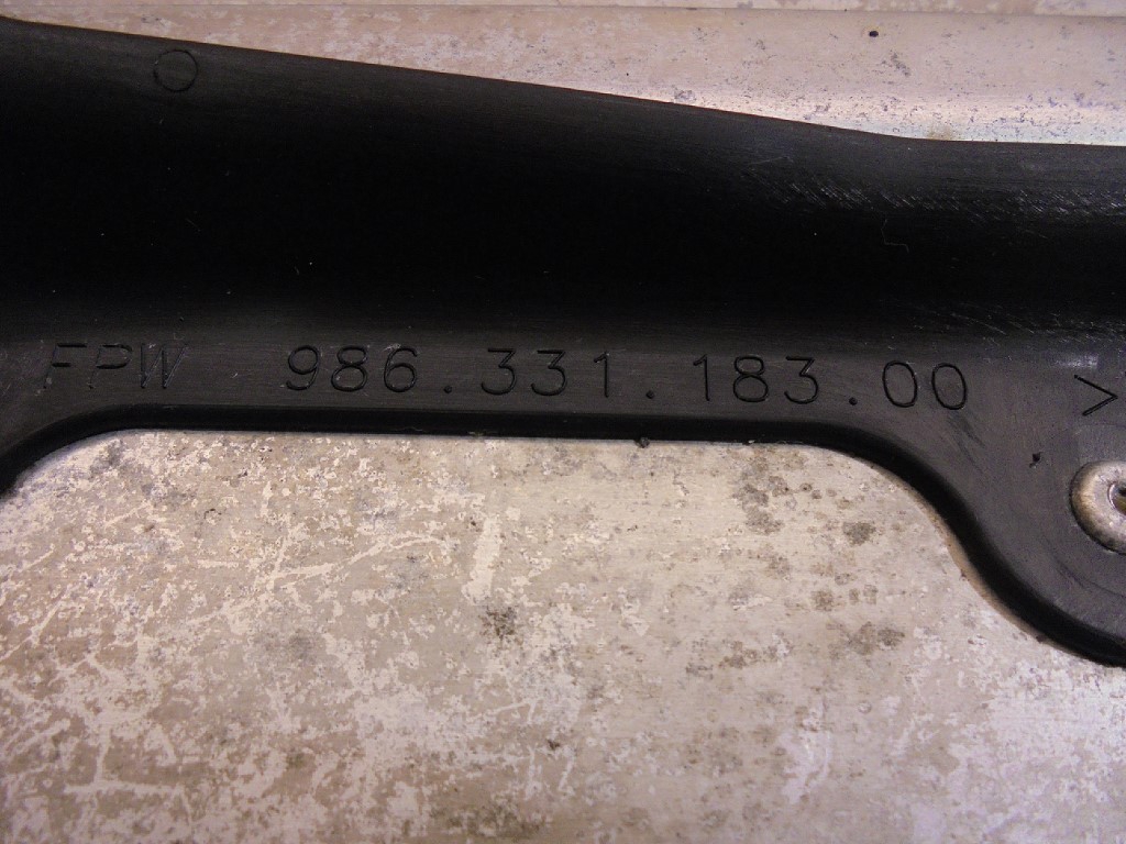 Porsche 986 Boxster Gearbox Under Tray 98633126108 T808VVW Boxster ...