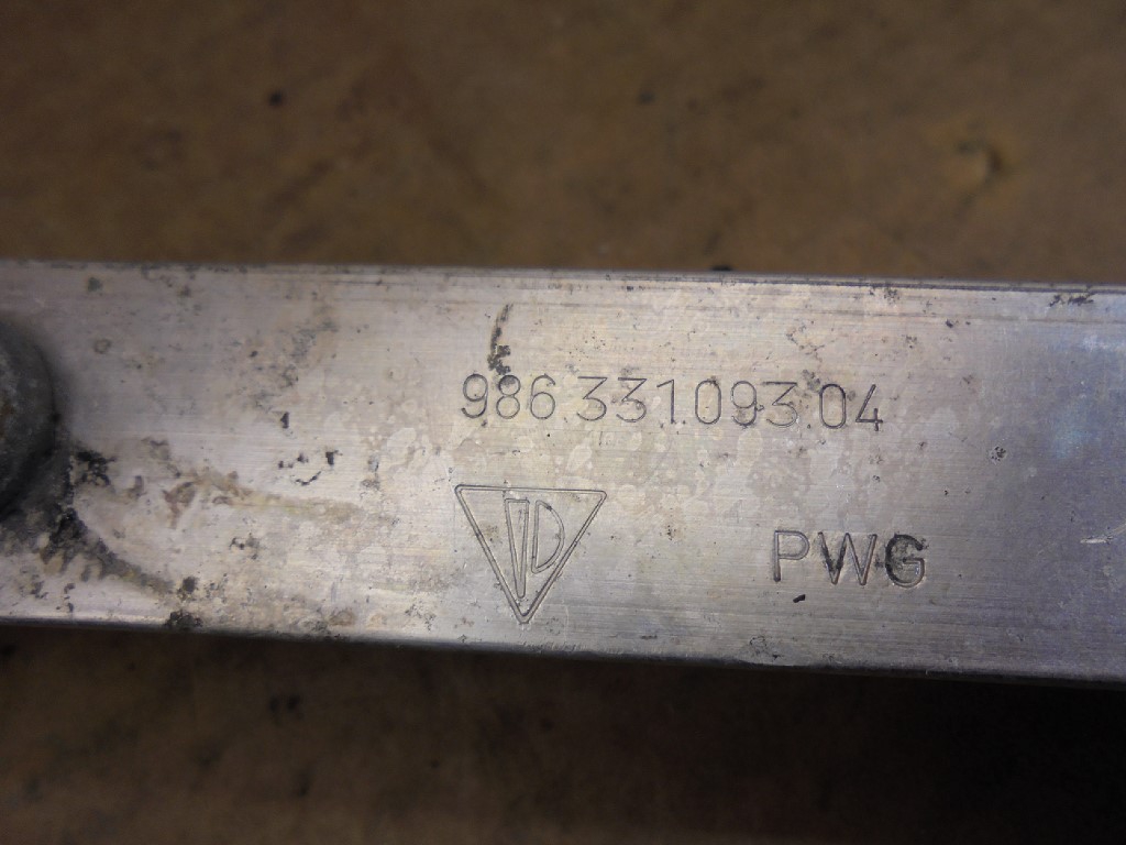 Porsche 986 Boxster Engine Under Tray Support Bar 98633109304 986 ...