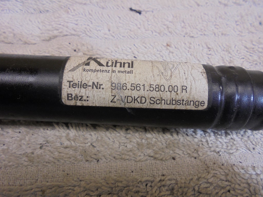 Porsche 986 Boxster Right Side Roof Push Rod 98656158000 986 O/S Roof ...