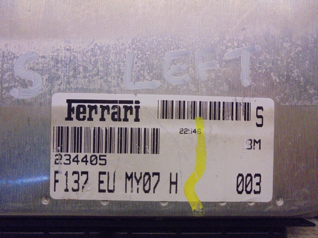 FERRARI 612 BOSCH IGNITION ECU 234405 612 SCAGLIETTI ECU 0261208592 612 ...