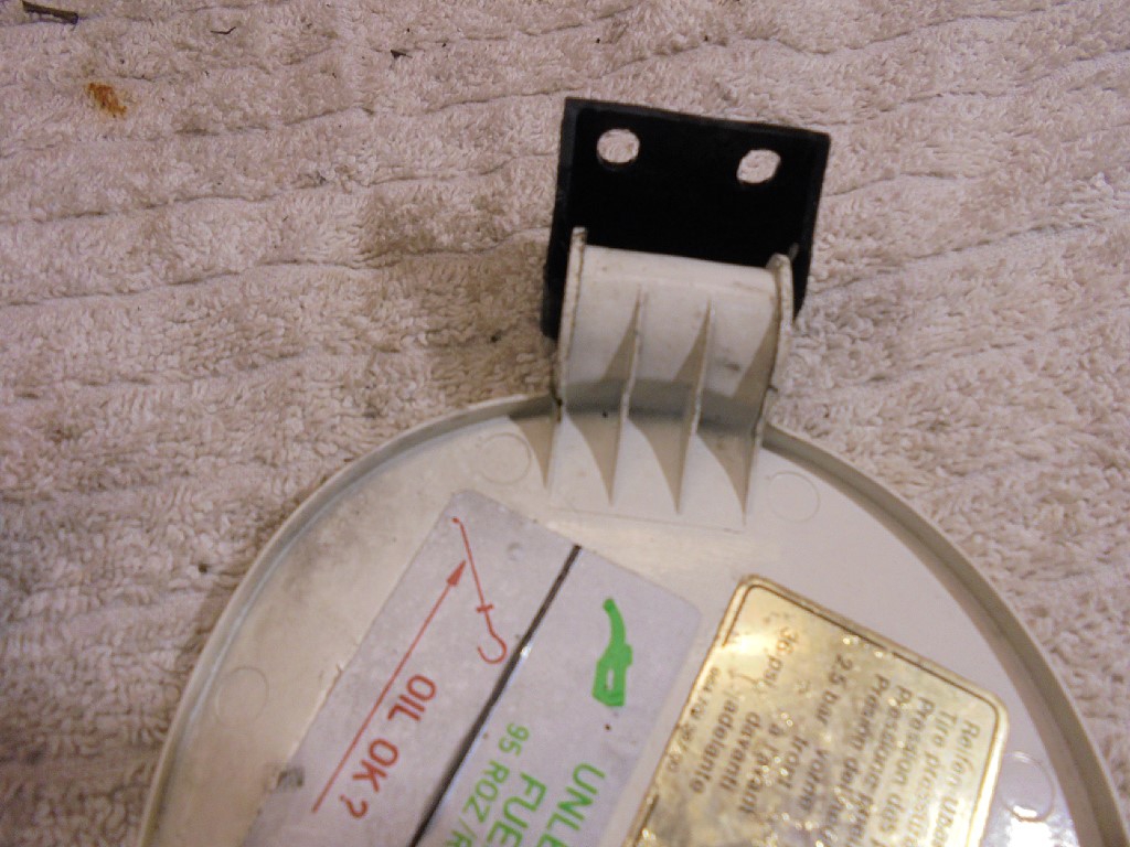 Porsche 944 Fuel Flap and Hinge 94450409500 in Plastic 944 Fuel Flap ...