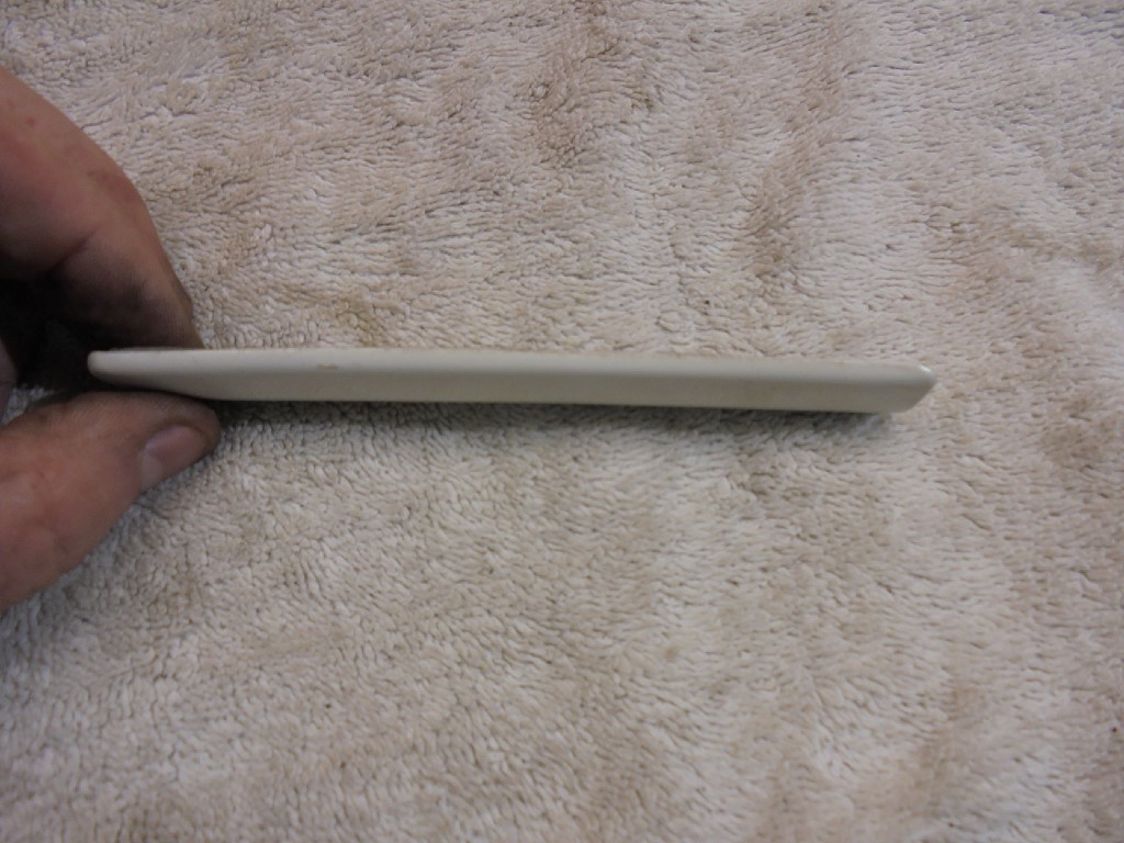 Porsche 944 Left Side Wing Outer Molding Trim in White 944 N/S/F Wing ...