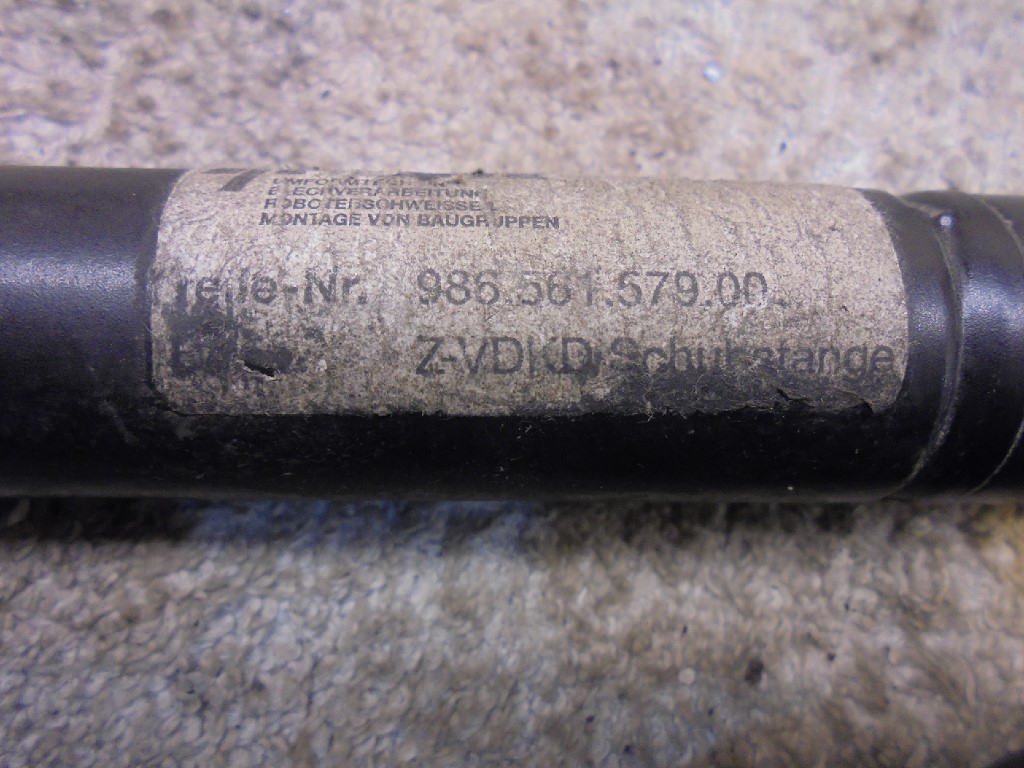 Porsche 986 Boxster Pair Roof Push Rods 98656158000 / 98656157900 986 ...