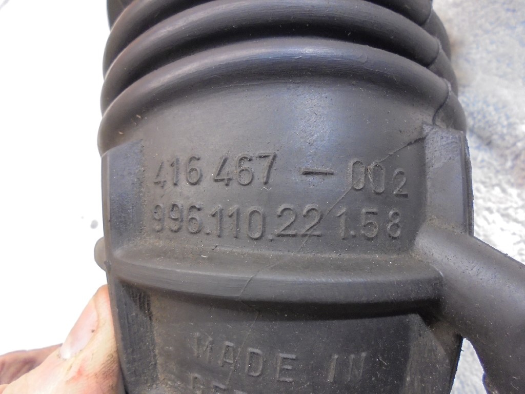 Porsche 996 Carrera 3.6L Air Intake Pipe 99611022158 996 Air Intake ...
