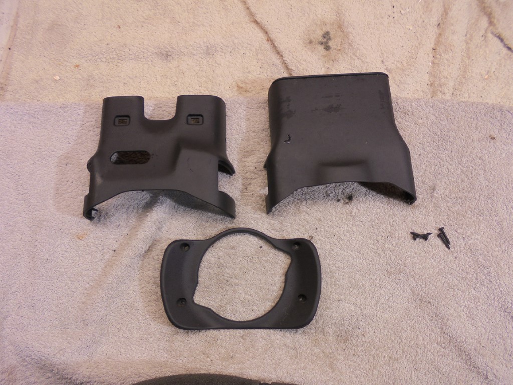 Porsche 986 Boxster Steering Column Shroud 3 Piece Set 986 Column ...