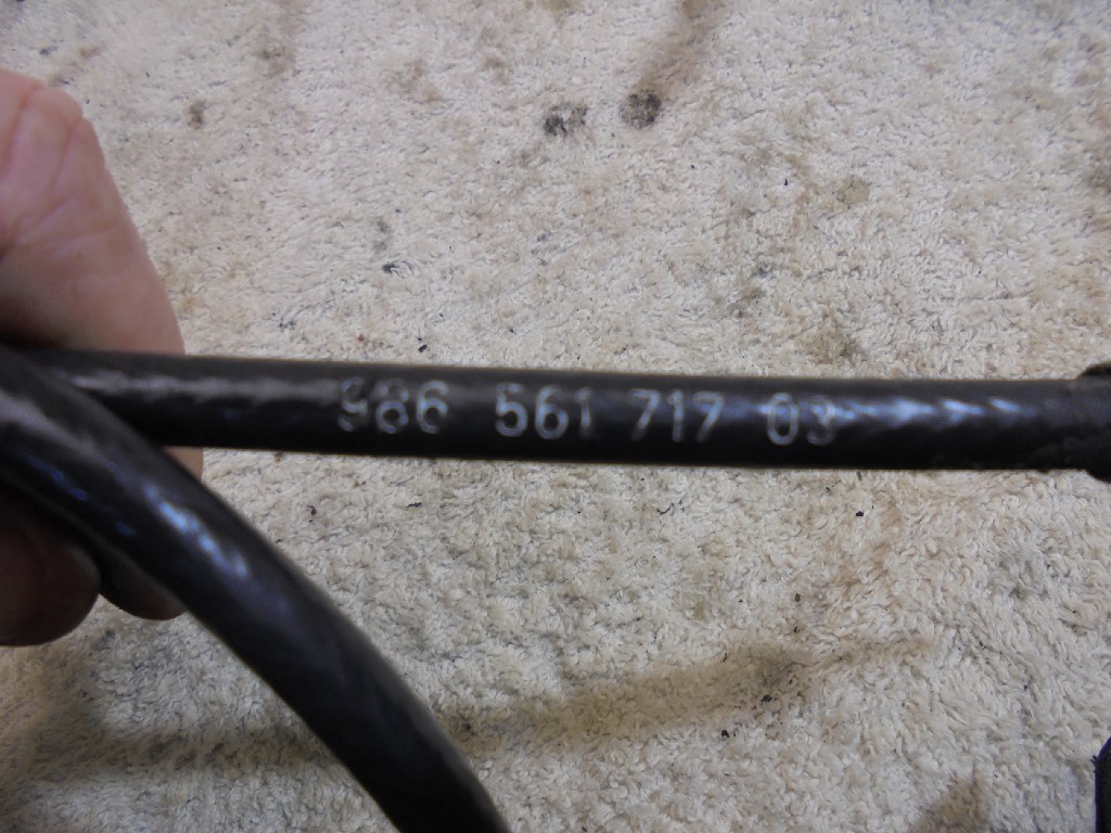 Porsche 986 Soft Top Roof Gearbox Drive Cable 98656171703 JJ53KPS 986 ...