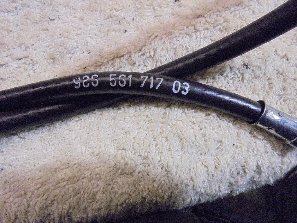 Porsche 986 Soft Top Roof Gearbox Drive Cable 98656171703 JJ53KPS 986 ...