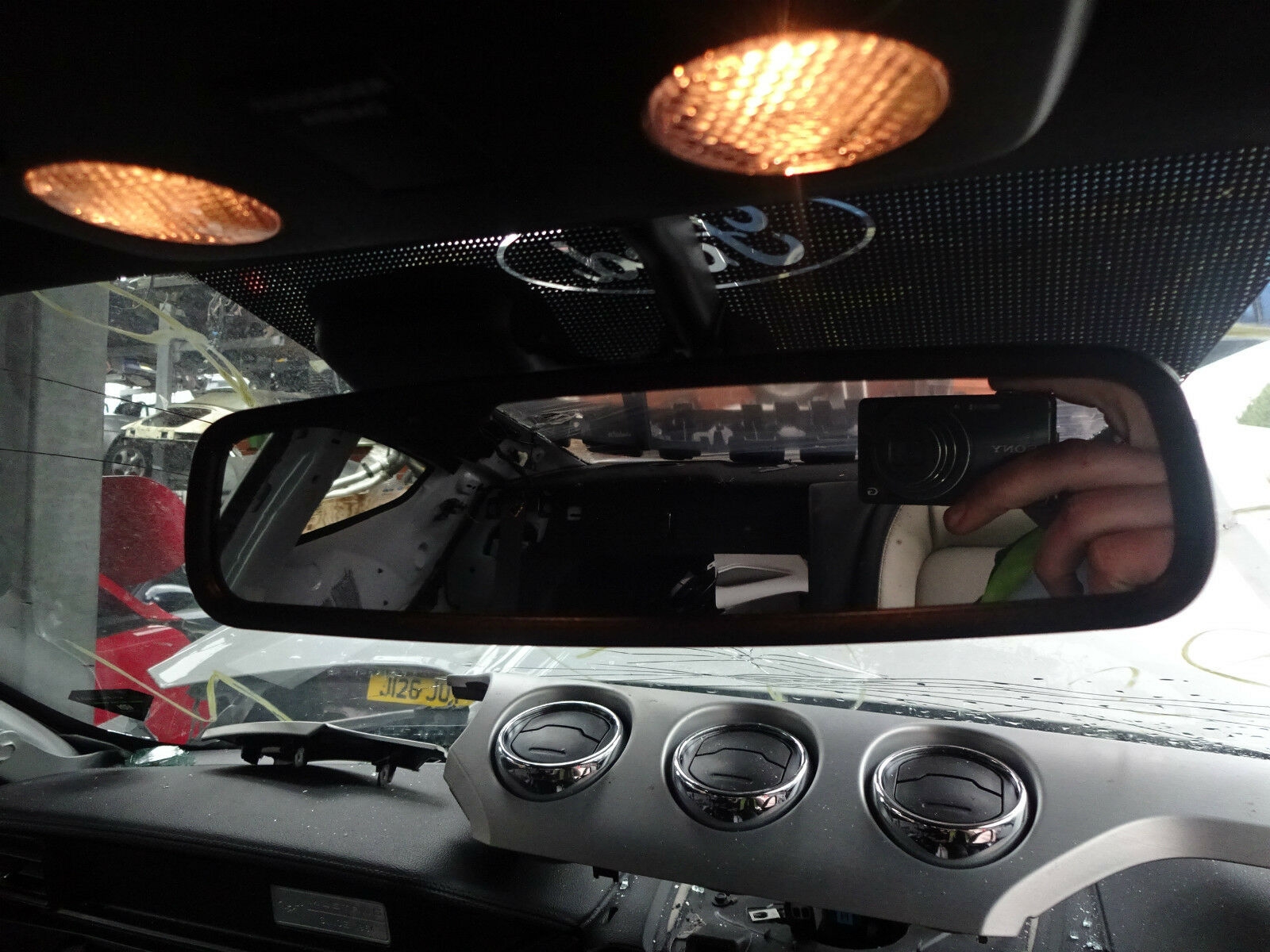 2016 Ford Mustang S550 GT Auto Dimming Rear View Mirror - FU5A-17E678 ...