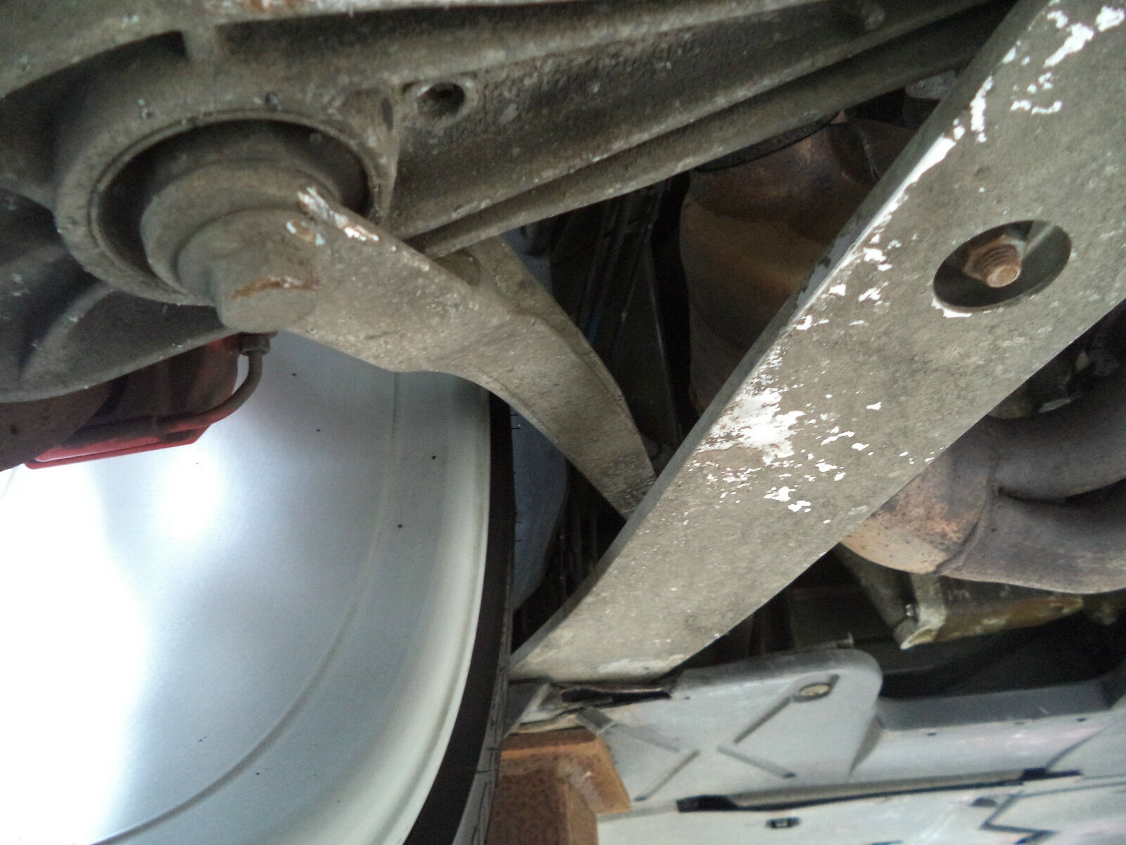 PORSCHE BOXSTER S 987 REAR RIGHT LONG TUNING FORK SUSPENSION WISHBONE ...