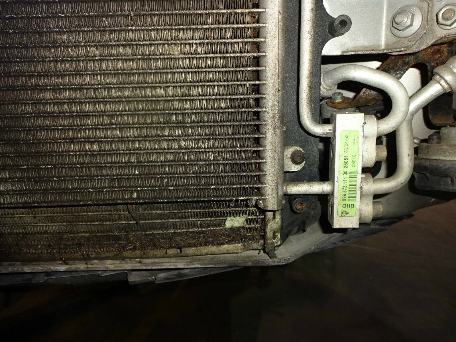 Porsche Boxster 986 Right Hand Radiator Pack Boxster Drivers Radiator ...