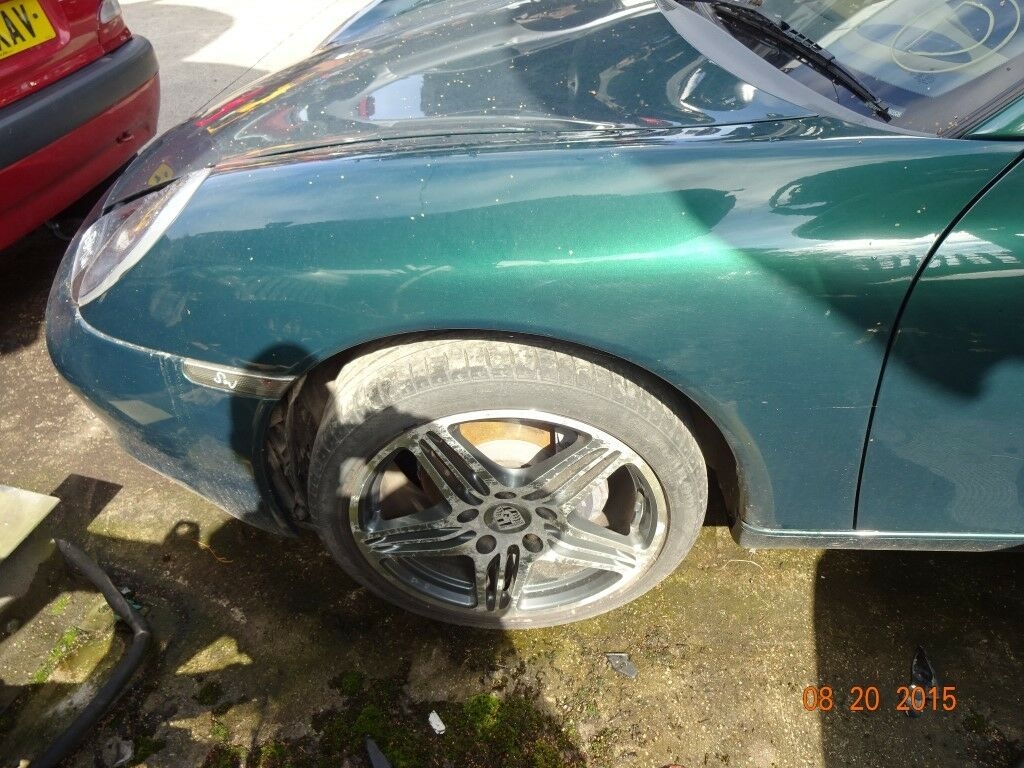 Porsche Boxster 986 Rainforest Green Metallic Left Wing W259OCC