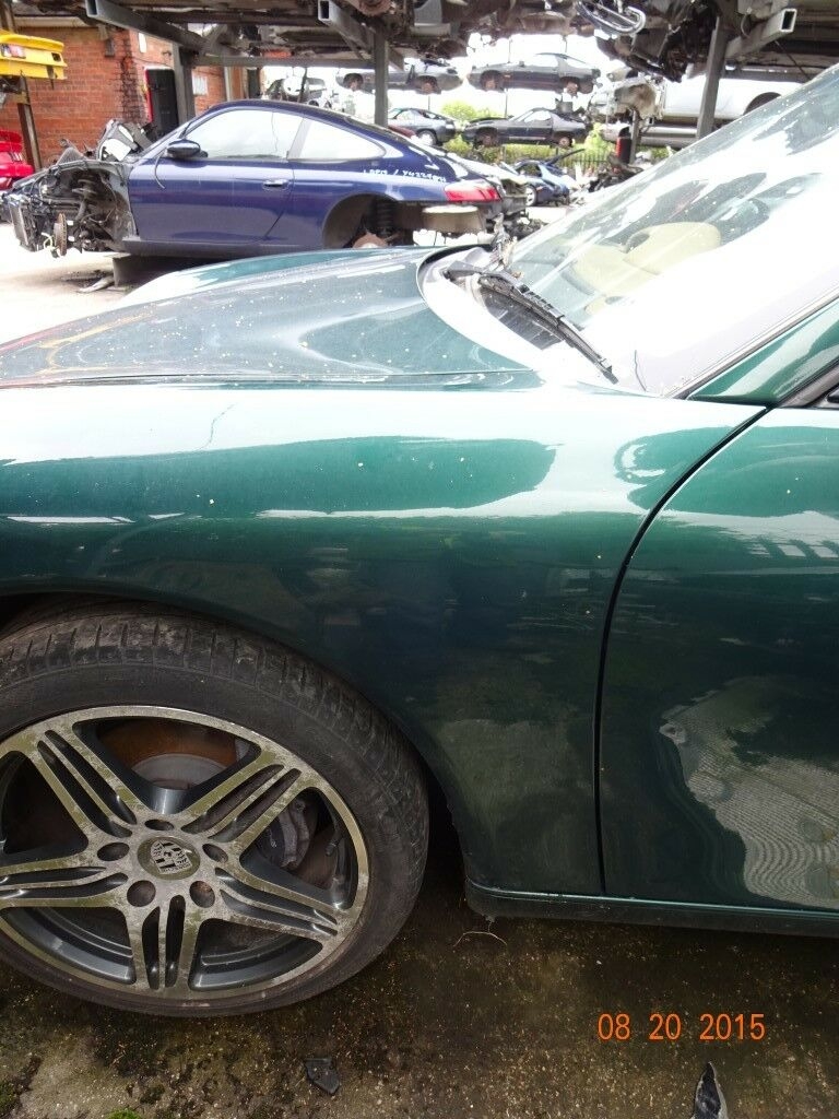 Porsche Boxster 986 Rainforest Green Metallic Left Wing W259OCC