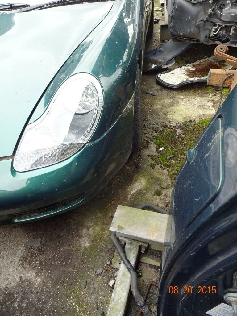 Porsche Boxster 986 Rainforest Green Metallic Left Wing W259OCC