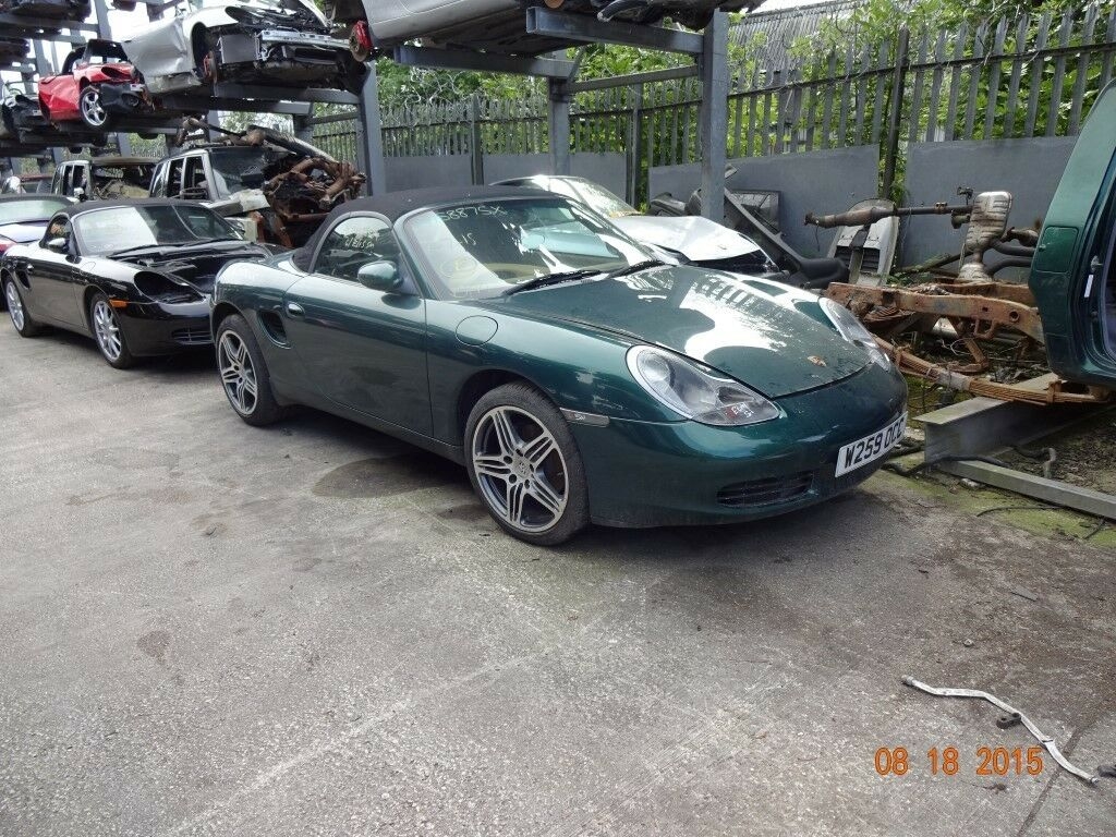 Porsche Boxster 986 Rainforest Green Metallic Left Wing W259OCC