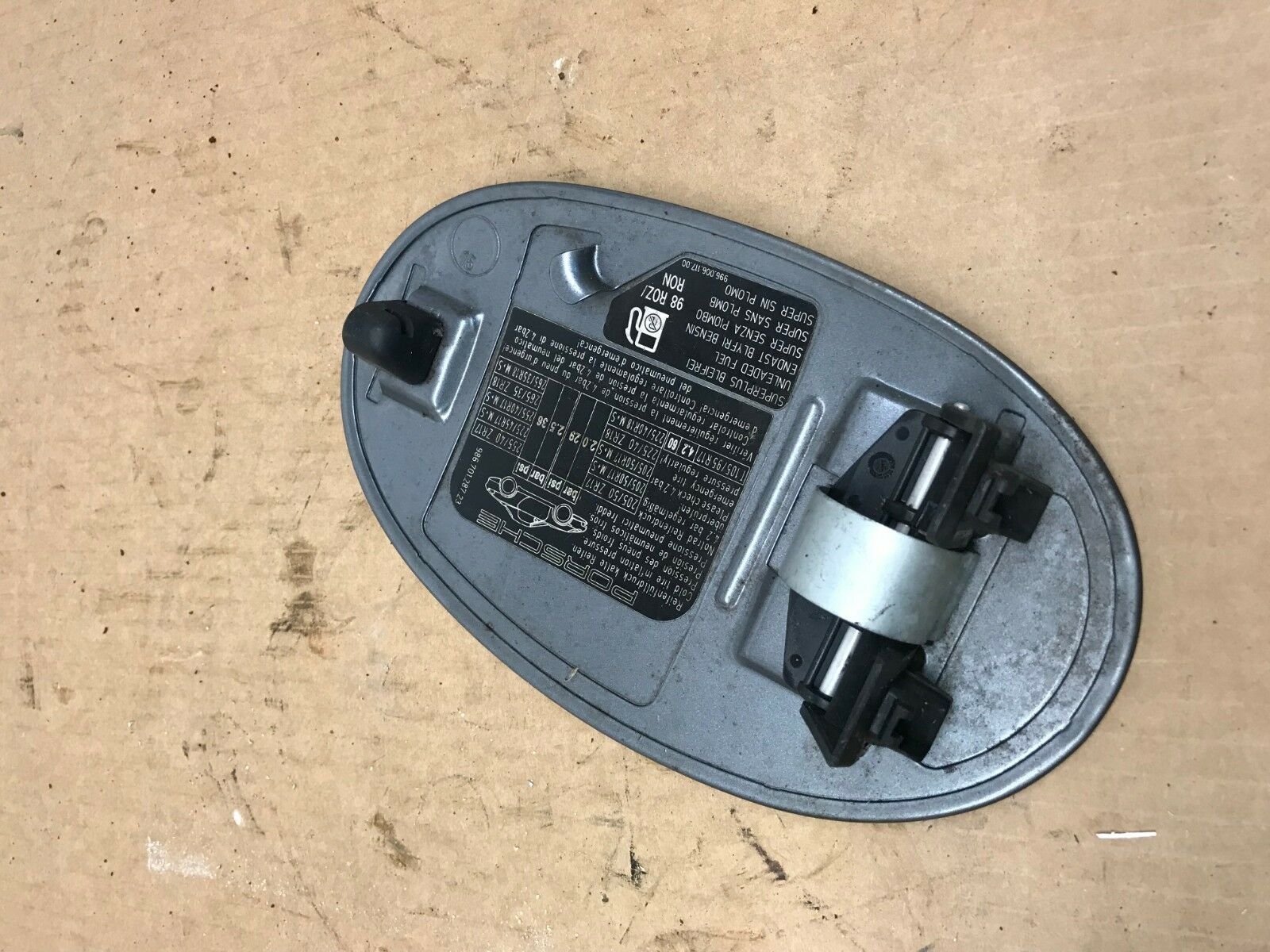 Porsche Boxster 986 Fuel Filler Flap in seal gray Petrol Flap fuel flap