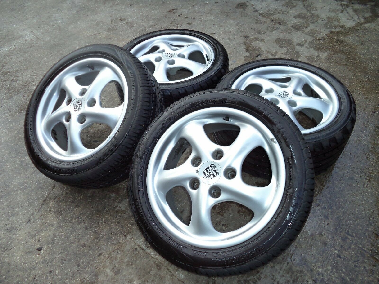 PORSCHE BOXSTER 986 17 ALLOY WHEELS BOXSTER ALLOYS BOXSTER WHEELS T782FG