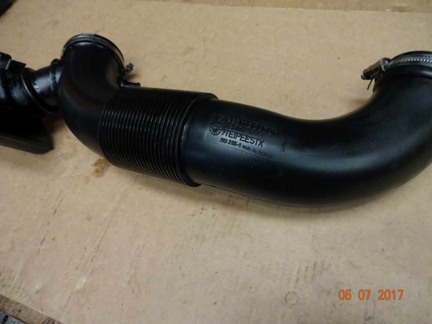 PORSCHE BOXSTER 2.5 INTAKE PIPE PORSCHE BOXSTER 2.5 AIR INTAKE PIPE ...