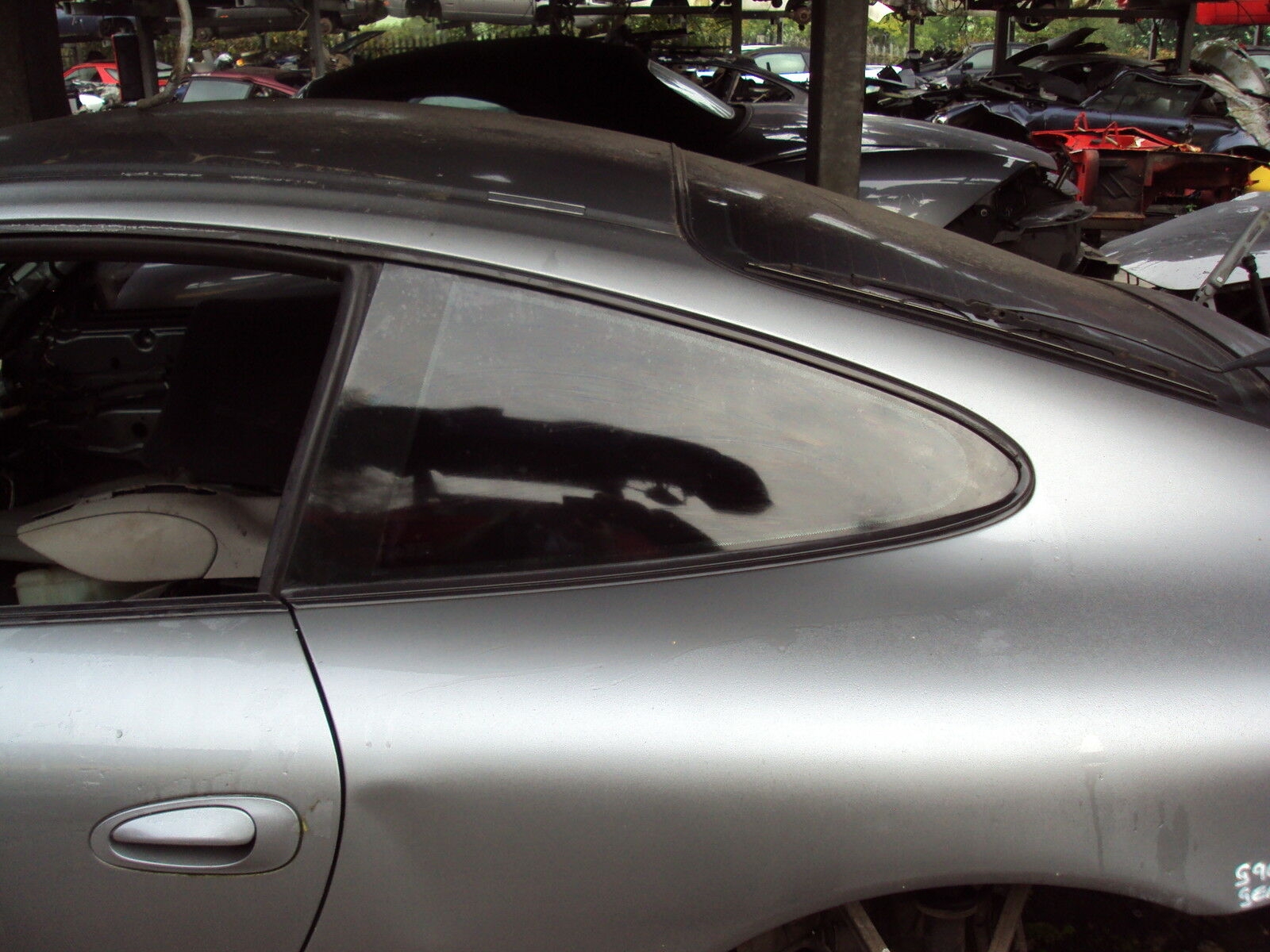 Porsche 911 996 Coupe Tinted LEFT REAR QUARTER LIGHT GLASS #0157#